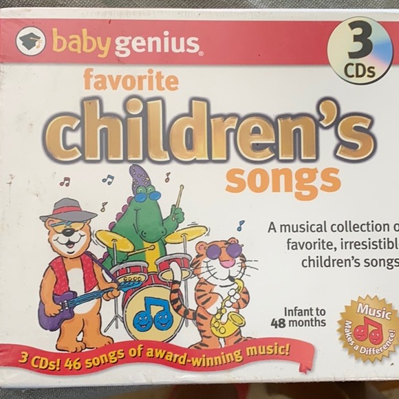 Other | Baby Genius 3 Cds Favorite Childrens Songs | Poshmark